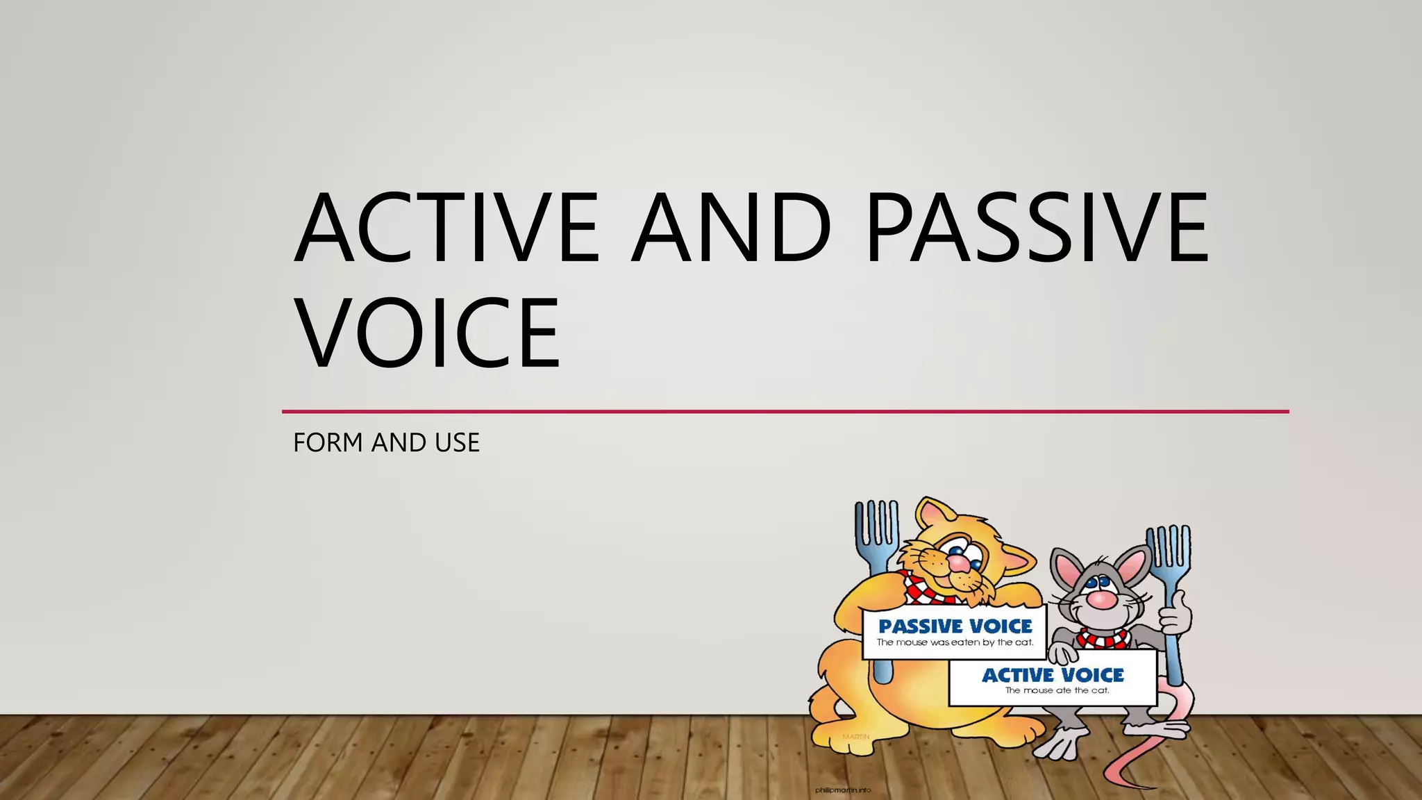 Active and passive voice for 1BAC SF1.pptx