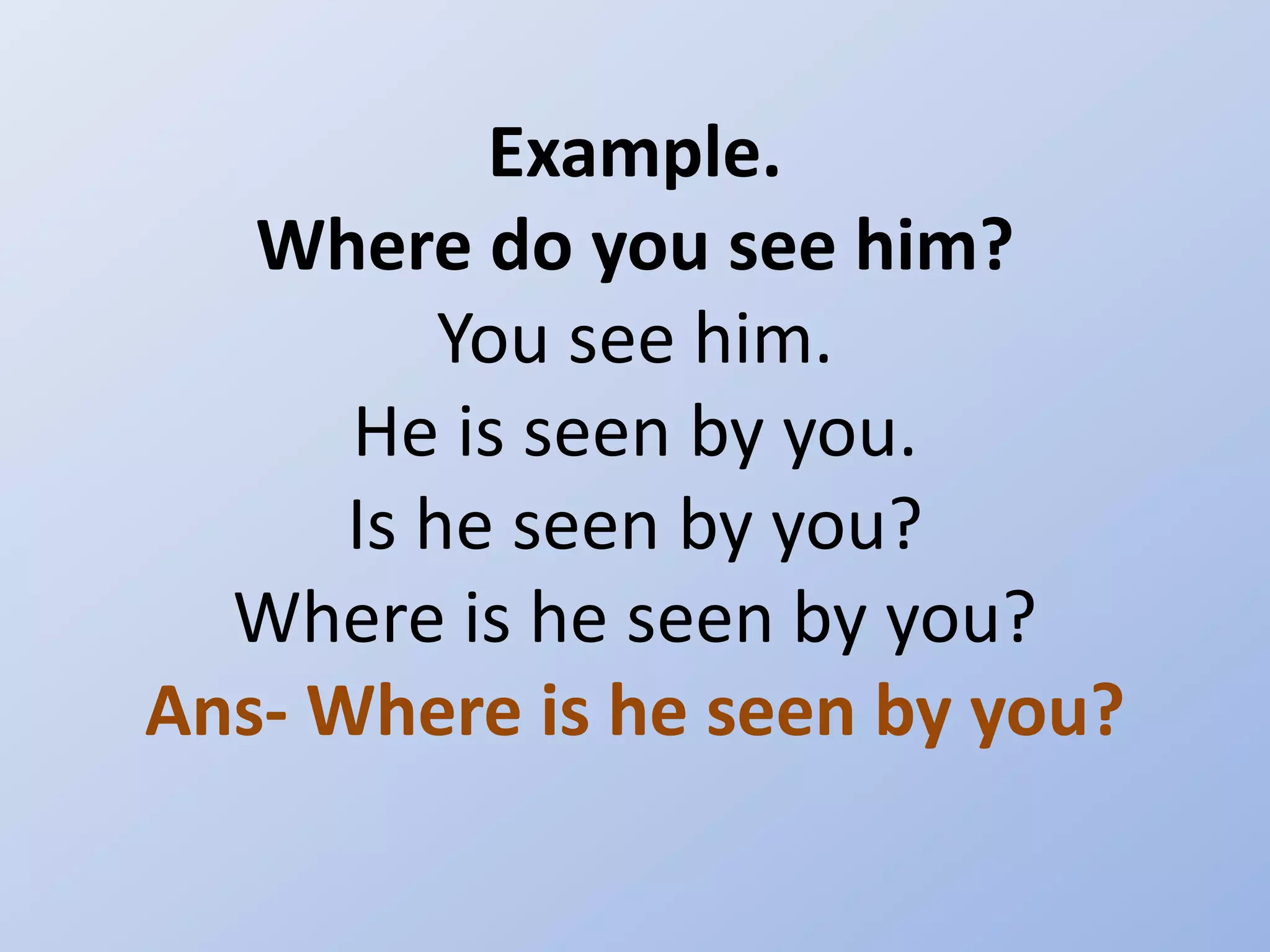 Active and passive voice( Interrogative Sentence) | PPTX