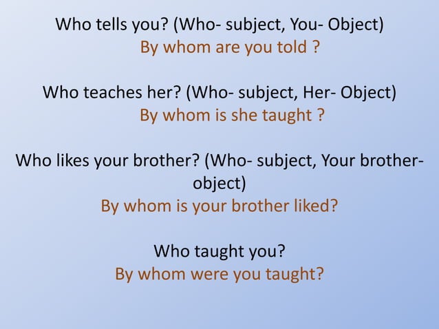 Active and passive voice( Interrogative Sentence) | PPTX