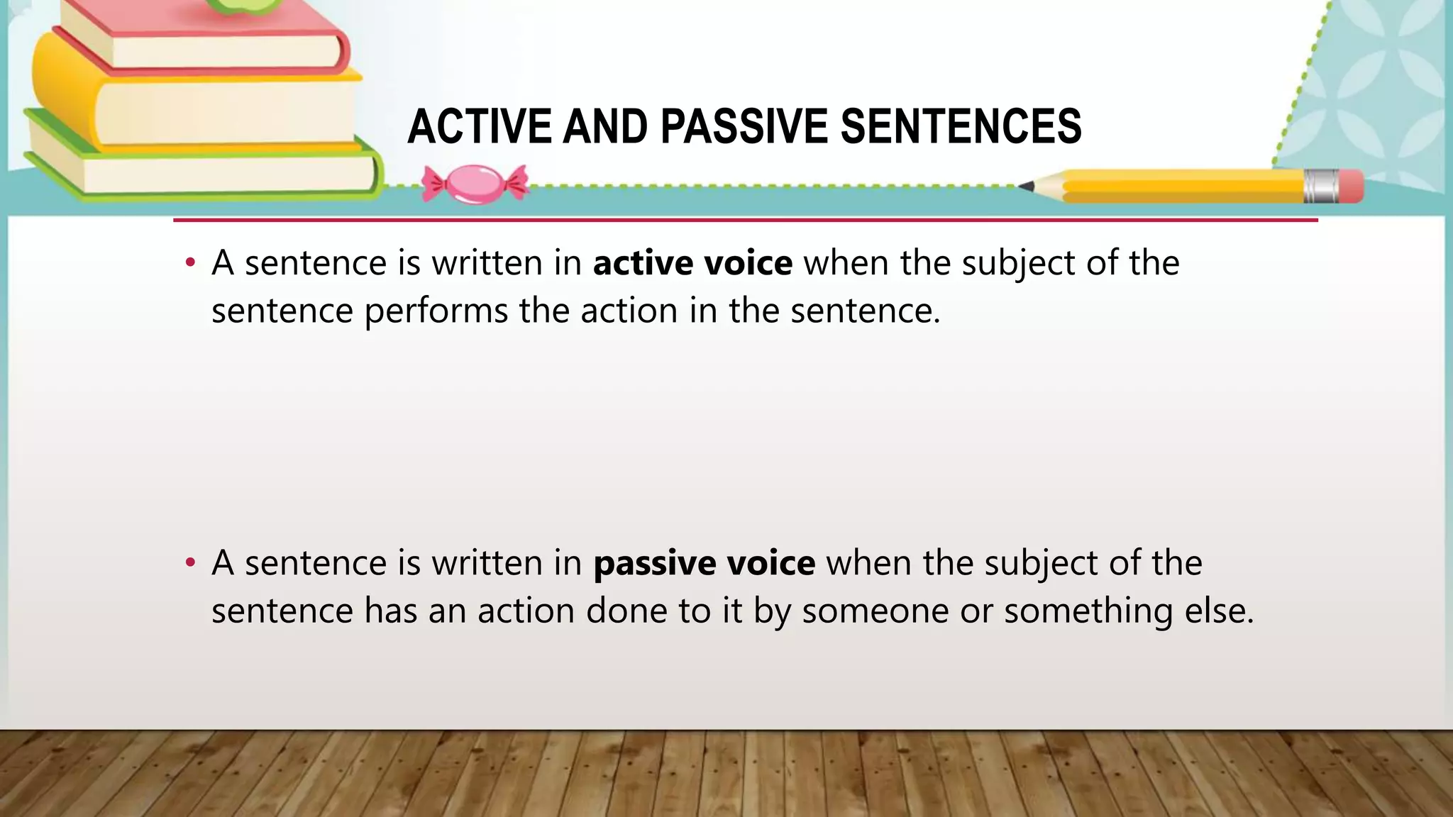 Active and passive voice | PPT
