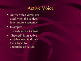 Activeand passivevoicepp | PPT