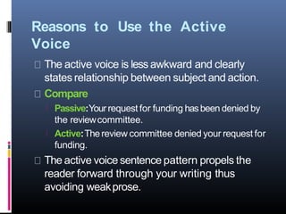 Active voice Tenses | PPTX