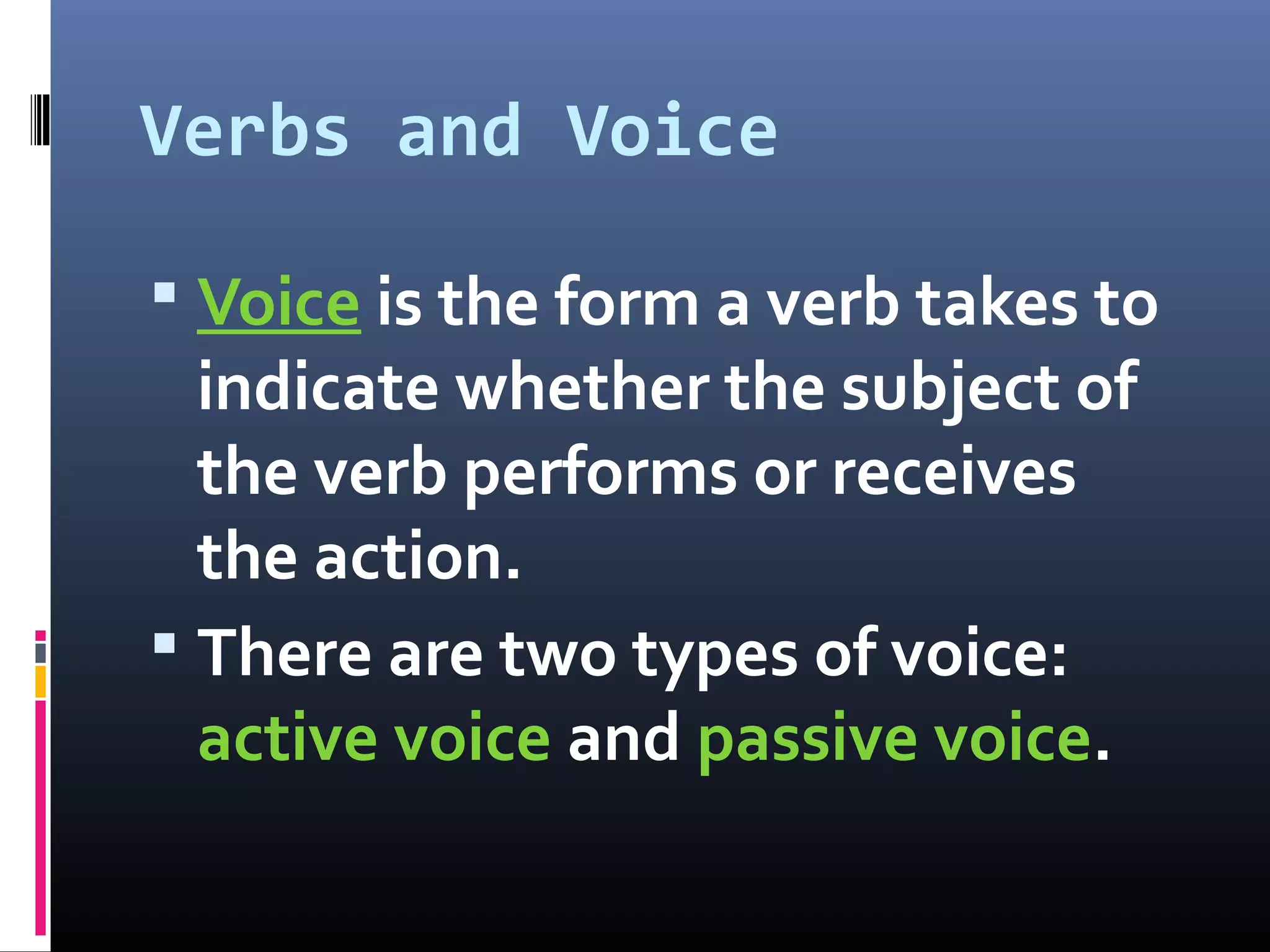 Active and passive voice ppt | PPT