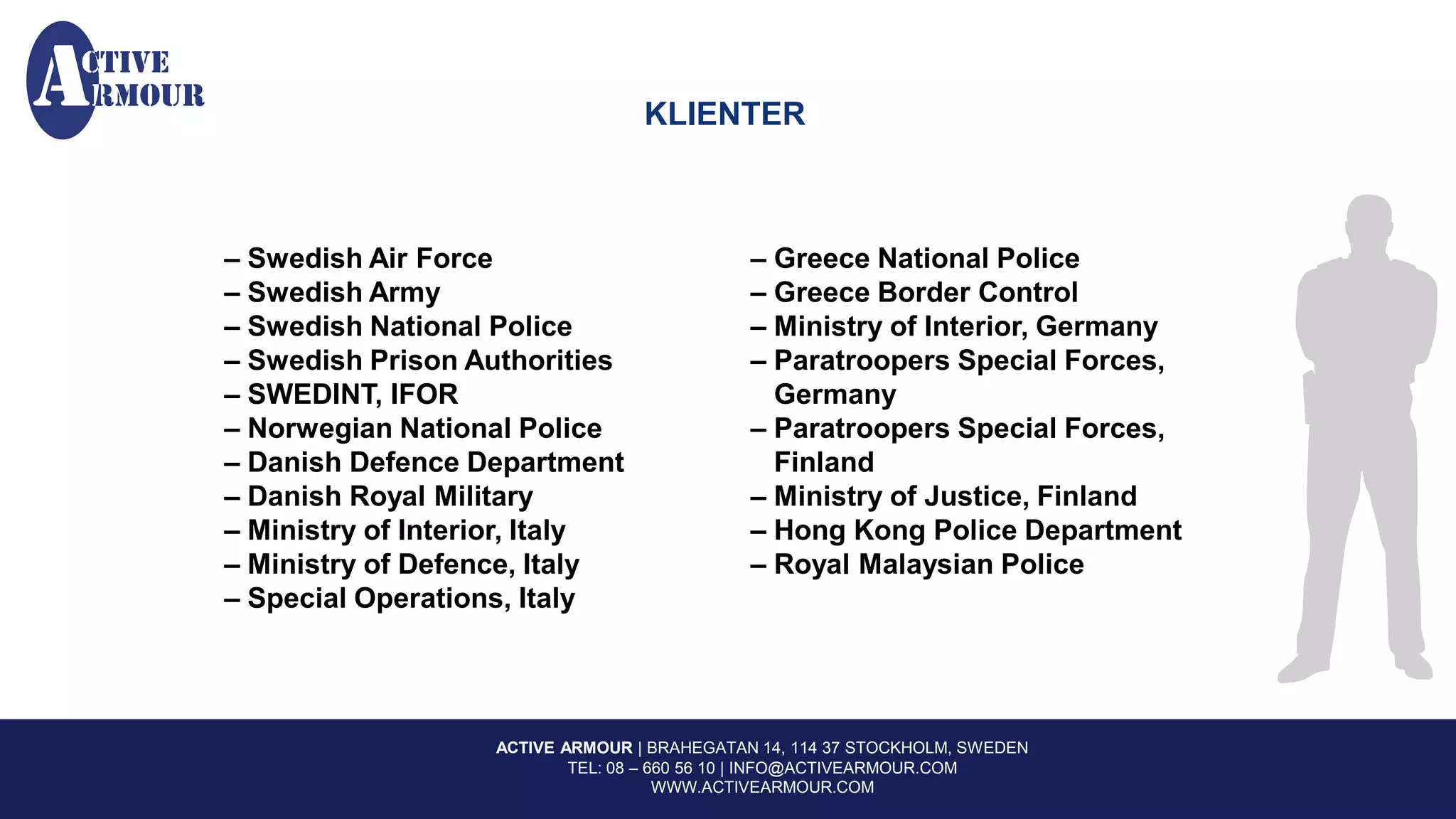 Active Armour Presentation | PPSX