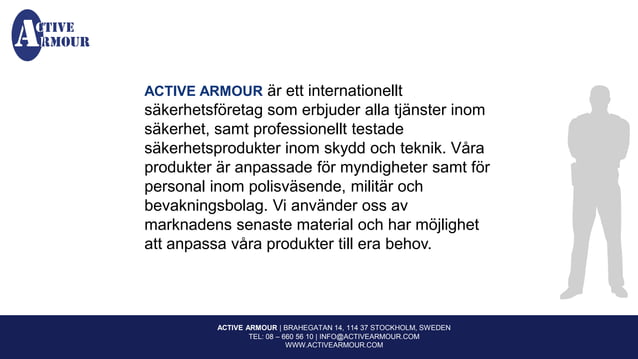 Active Armour Presentation | PPSX