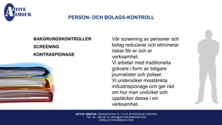 Active Armour Presentation | PPSX