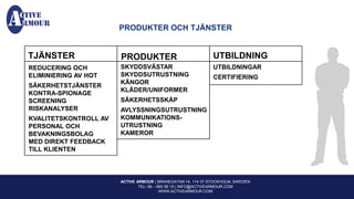 Active Armour Presentation | PPSX
