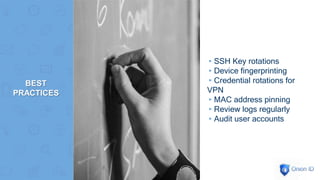 Active authentication to protect IT assets | PPT