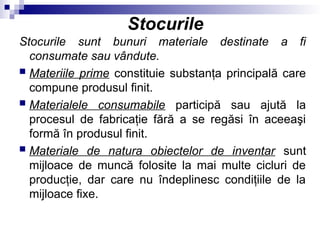 Active circulante. Stocuri | PPT