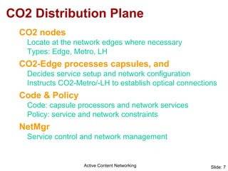 Active Content Networking(ACN) | PPT | Computer Networking | Computing