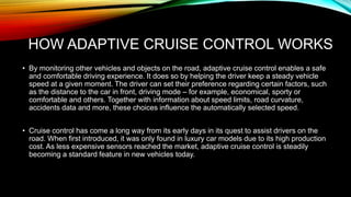 Active cruise control | PPTX