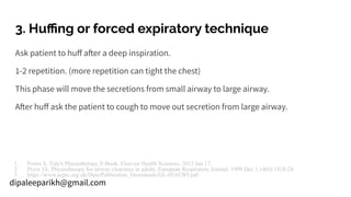 Active cycle of breathing technique | PDF