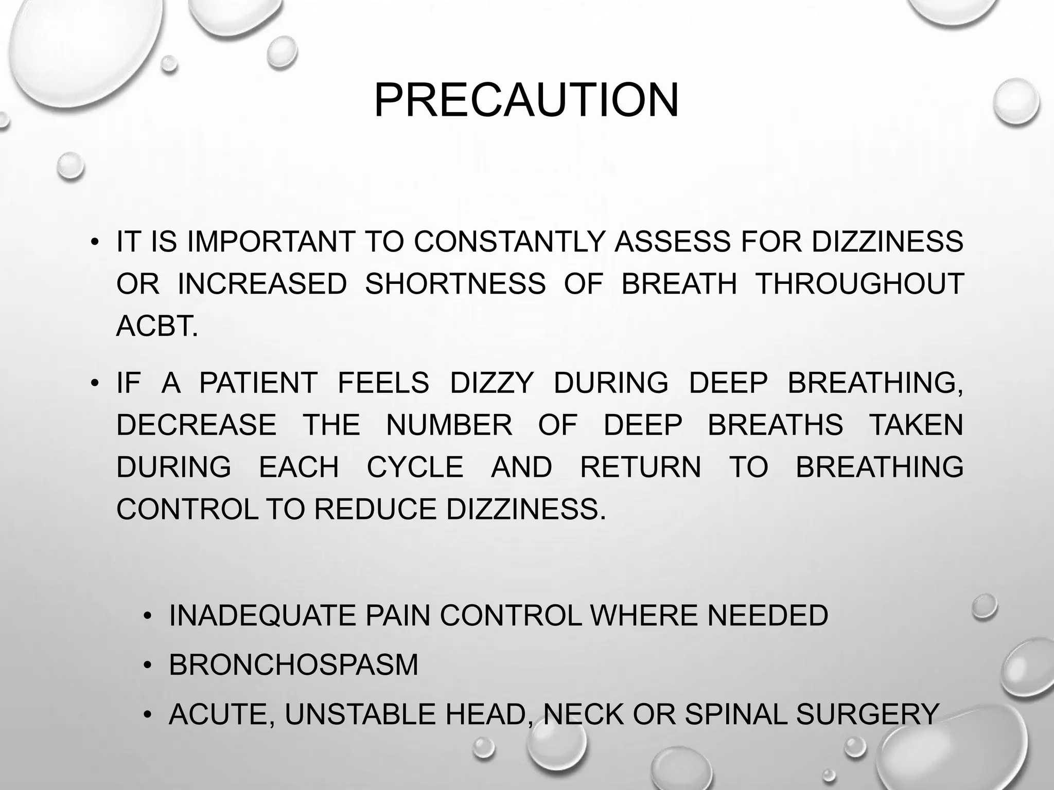 Active Cycle of Breathing Technique (ACBT) | PPTX