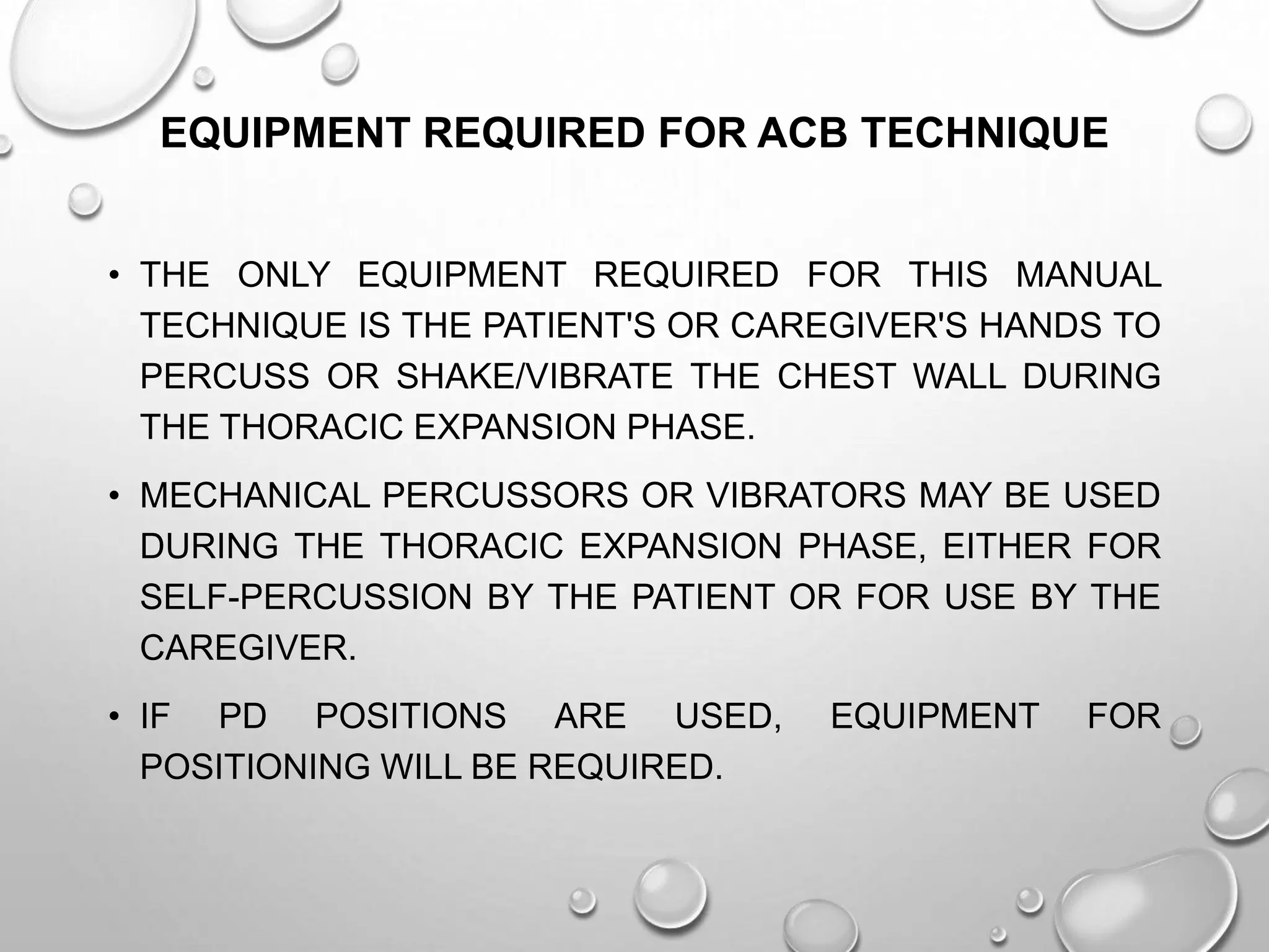 Active Cycle of Breathing Technique (ACBT) | PPTX