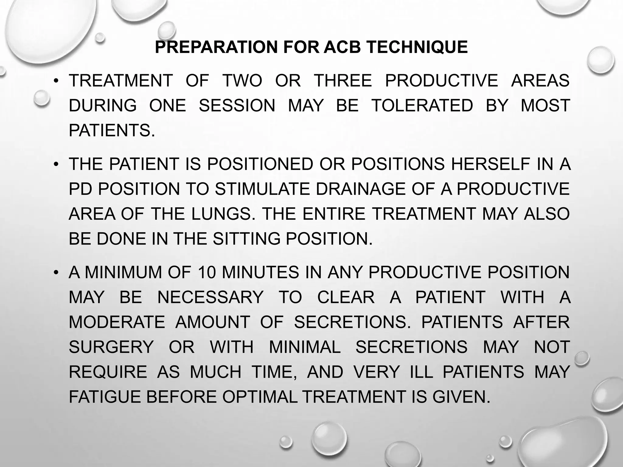 Active Cycle of Breathing Technique (ACBT) | PPTX