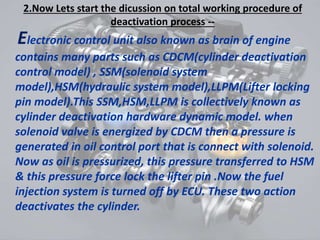 Active cylinder technology(ACT) | PPTX