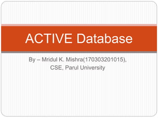 Active database | PPTX