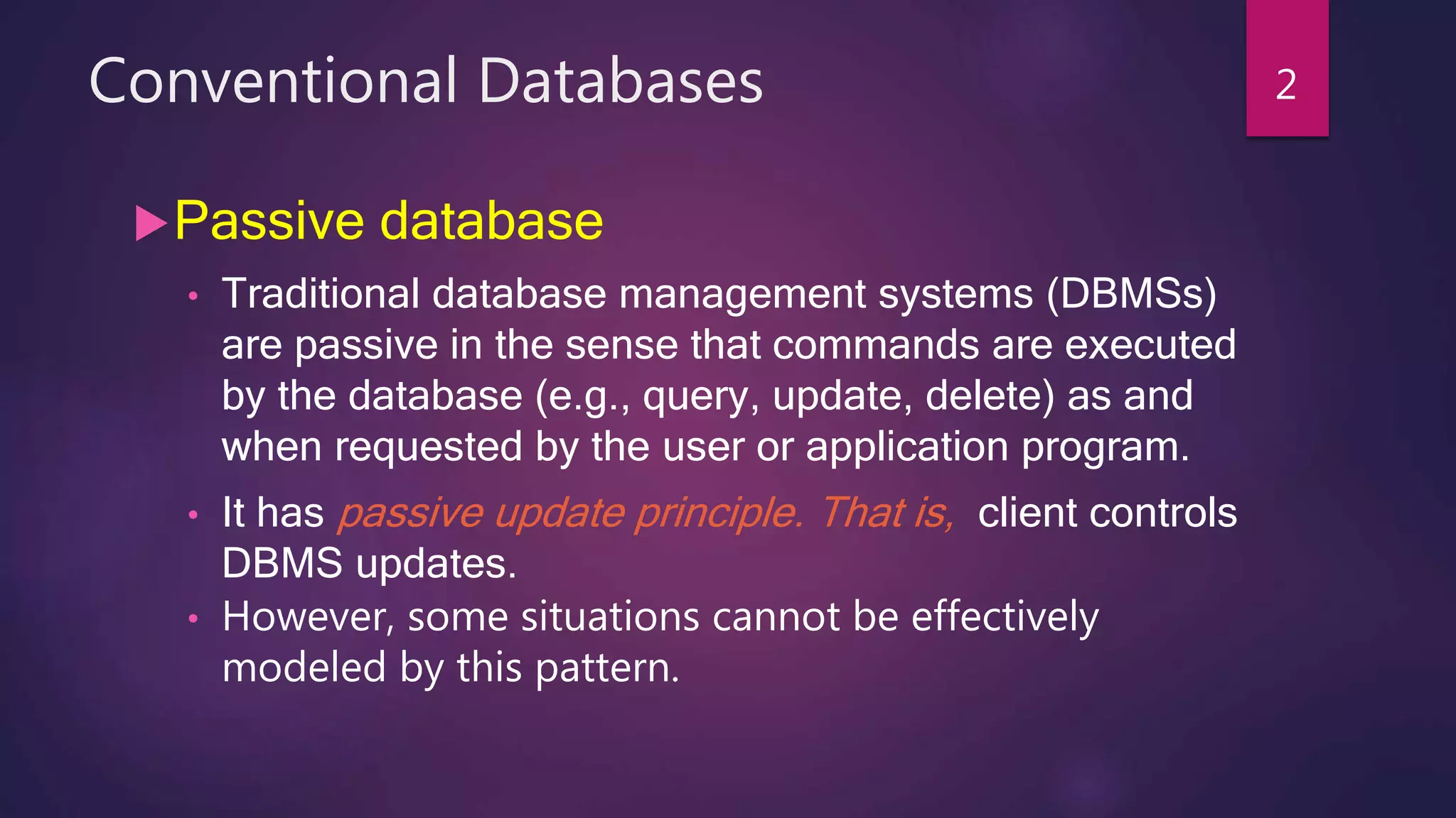 Active database | PPTX