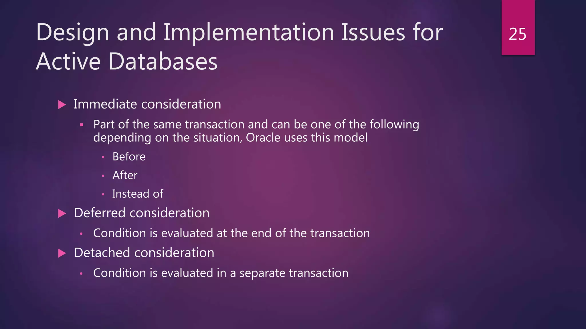 Active database | PPTX