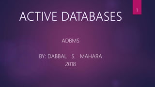 Active database | PPTX