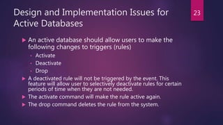 Active database | PPTX