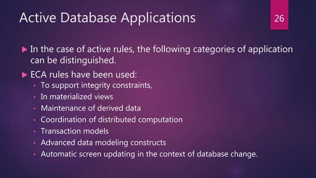 Active database | PPTX
