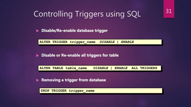 Active database | PPTX
