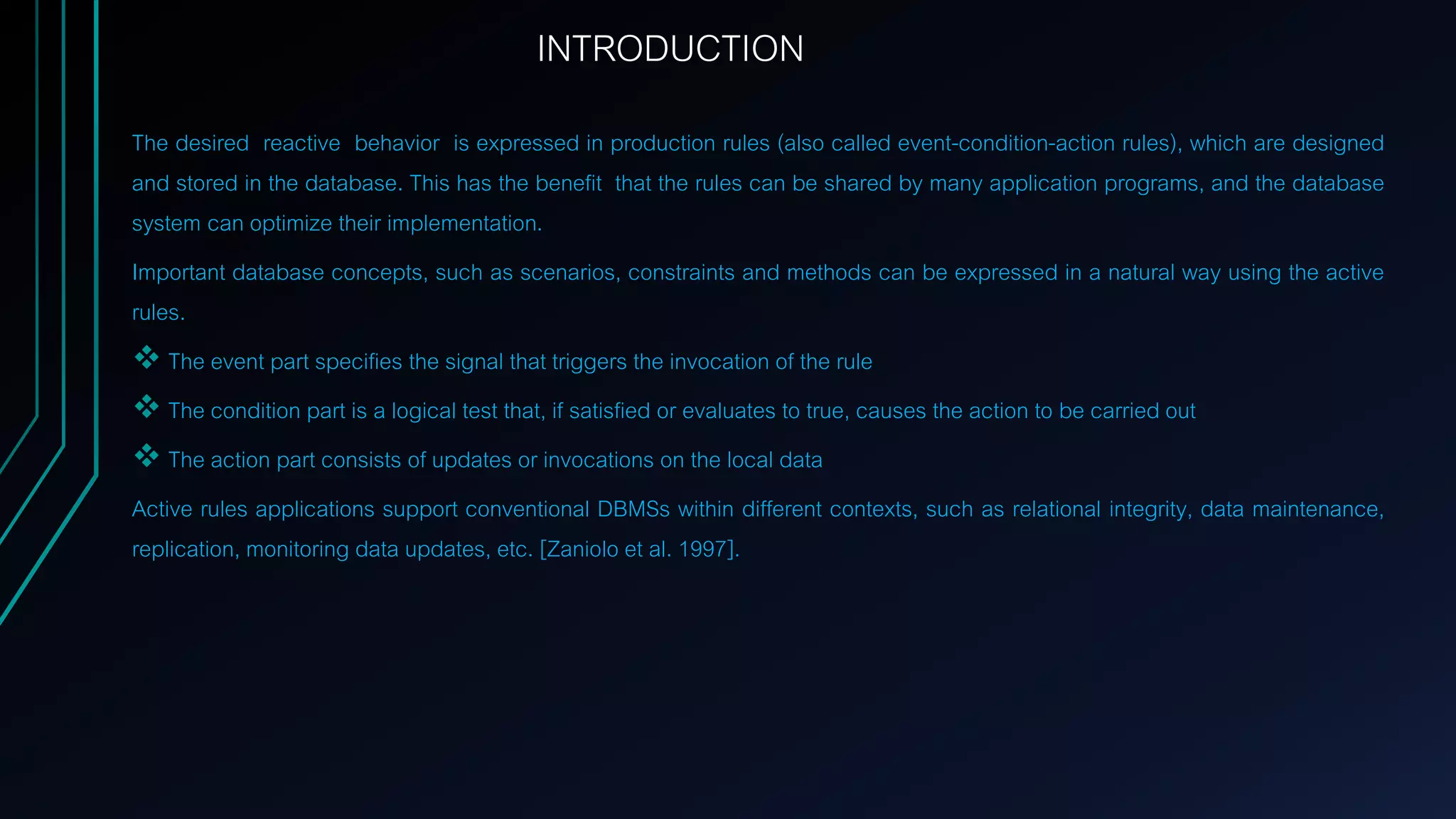 Active database system | PPTX