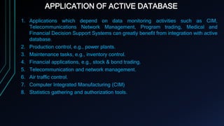 Active database system | PPTX