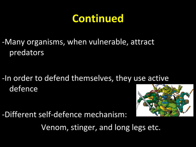 Active Defense and Predator Specialization | PPT | Reptiles | Pets