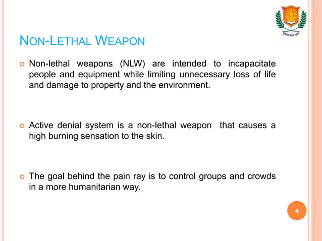 Active denial system | PPTX