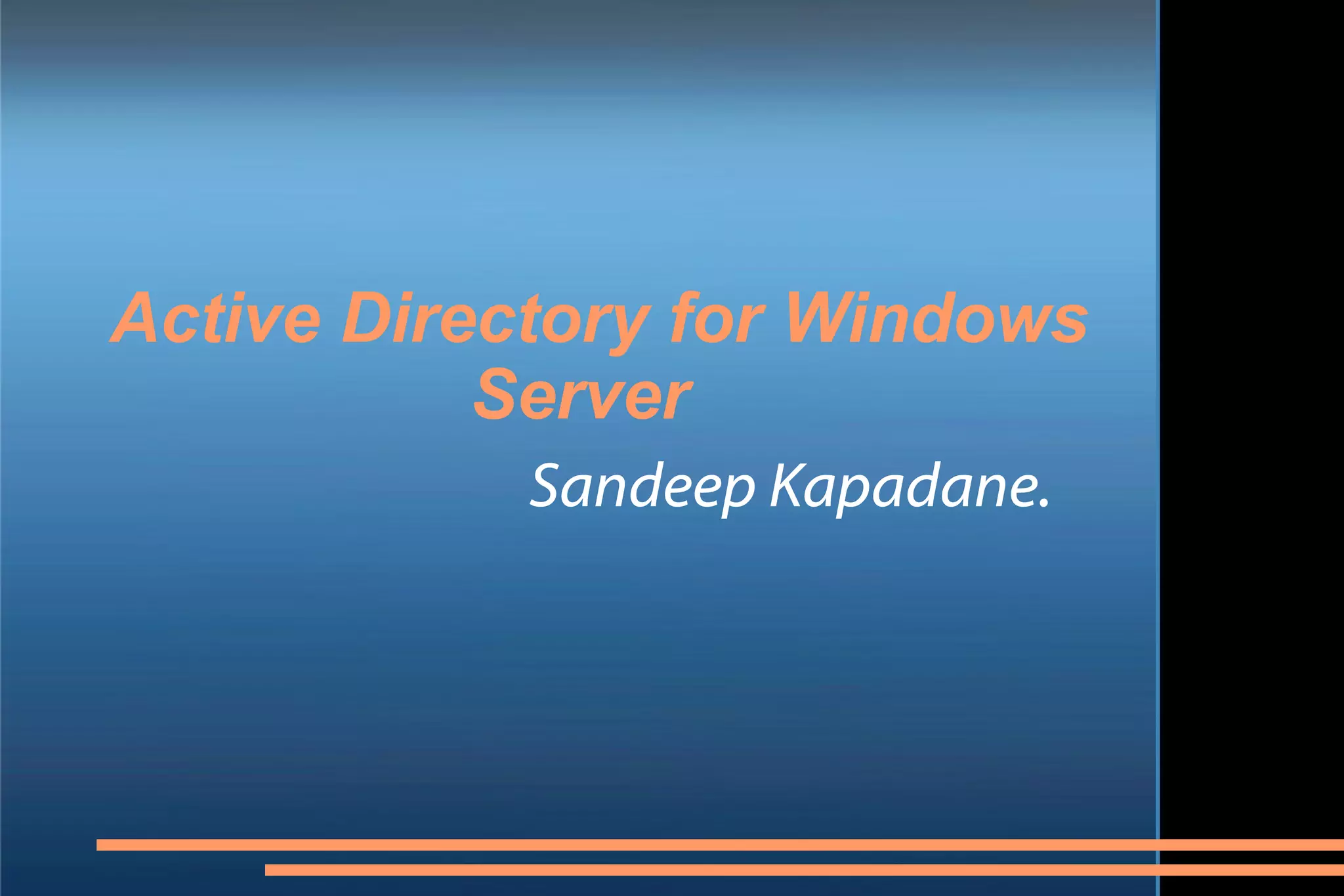 Active Directory | PPT