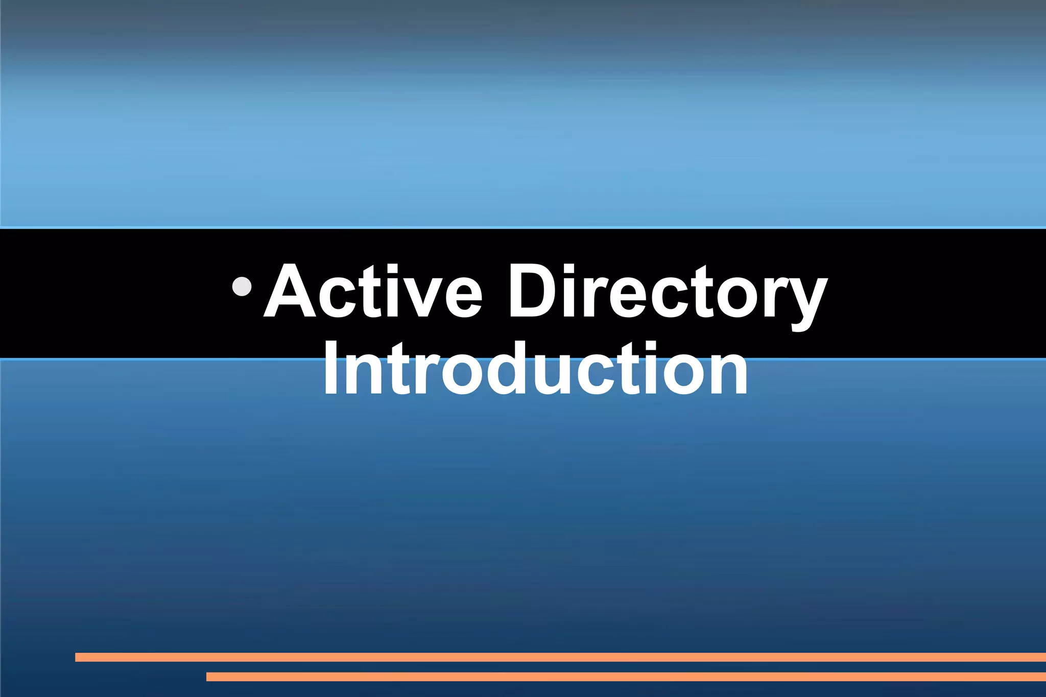 Active Directory | PPT