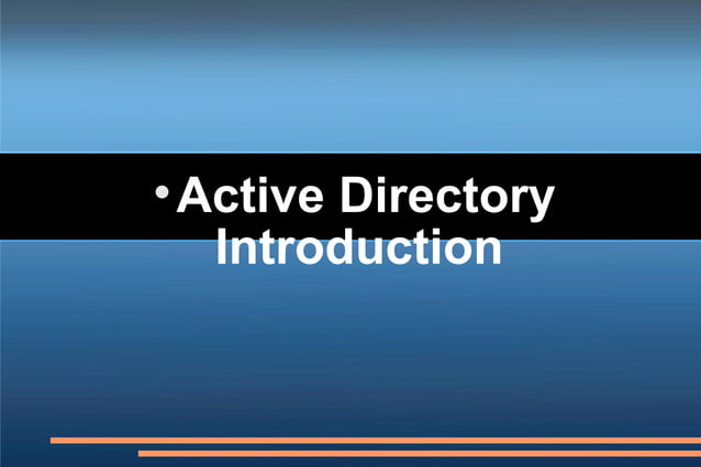 Active Directory | PPT