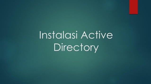 Active Directory | PDF