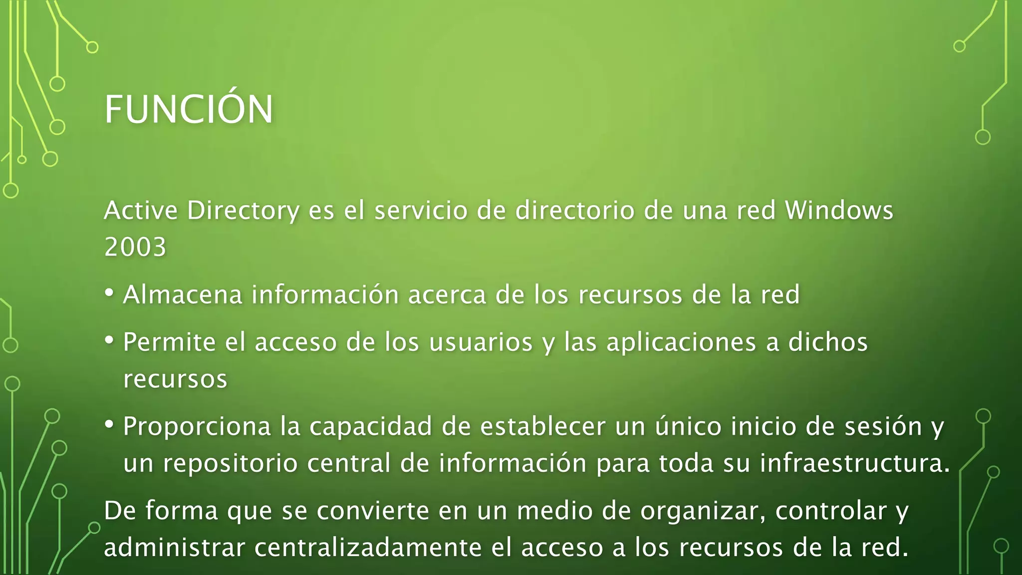 Active directory | PPTX