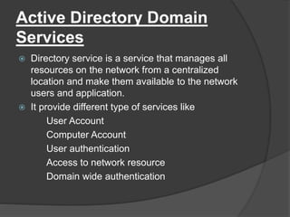 Active directory | PPT