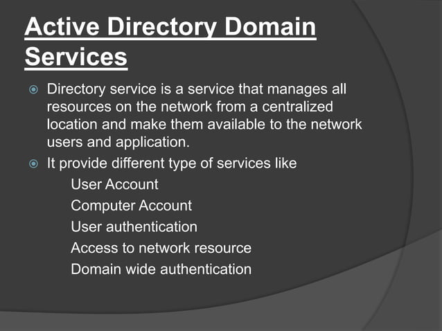 Active directory | PPT