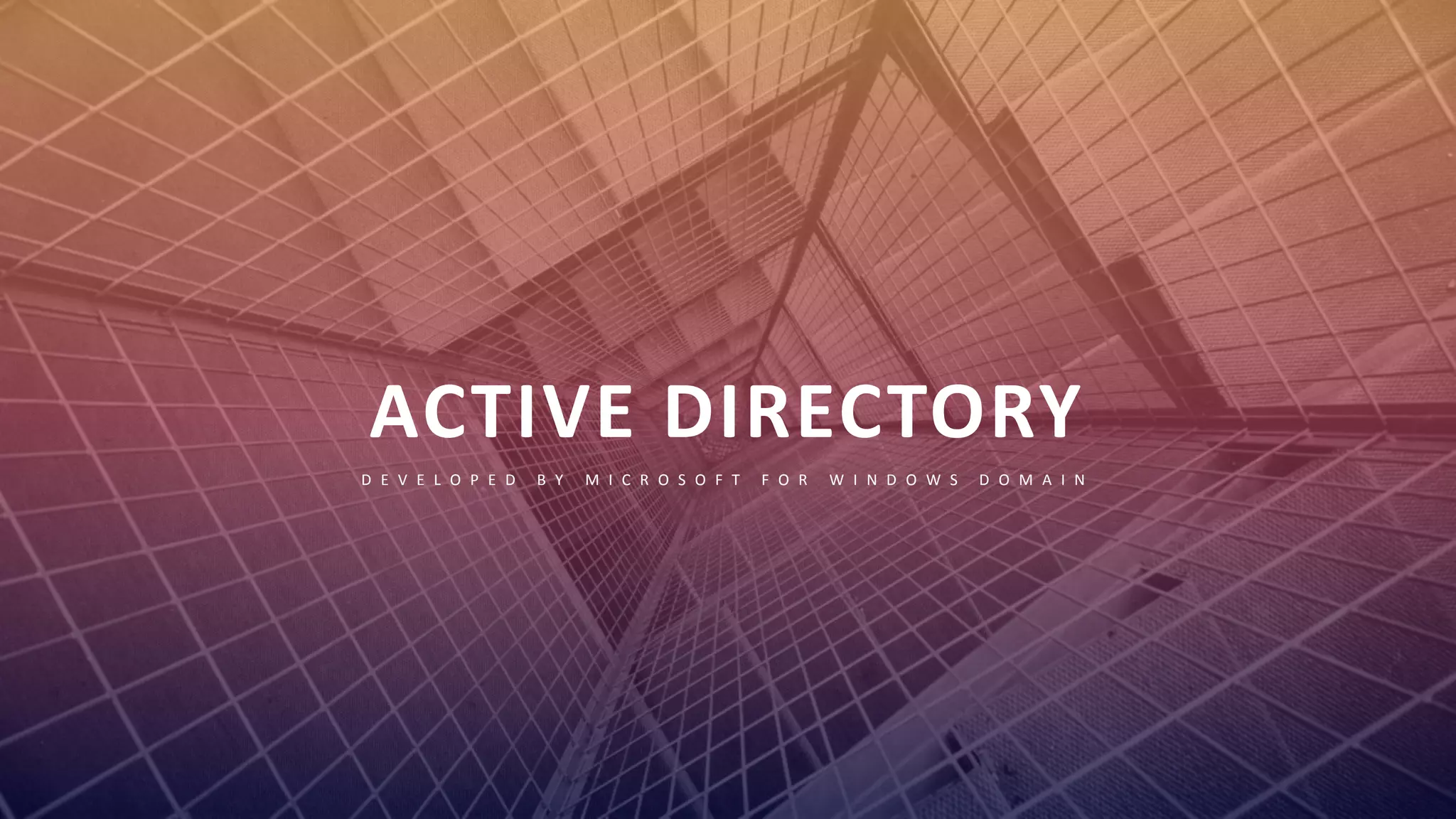 Active Directory Ppt