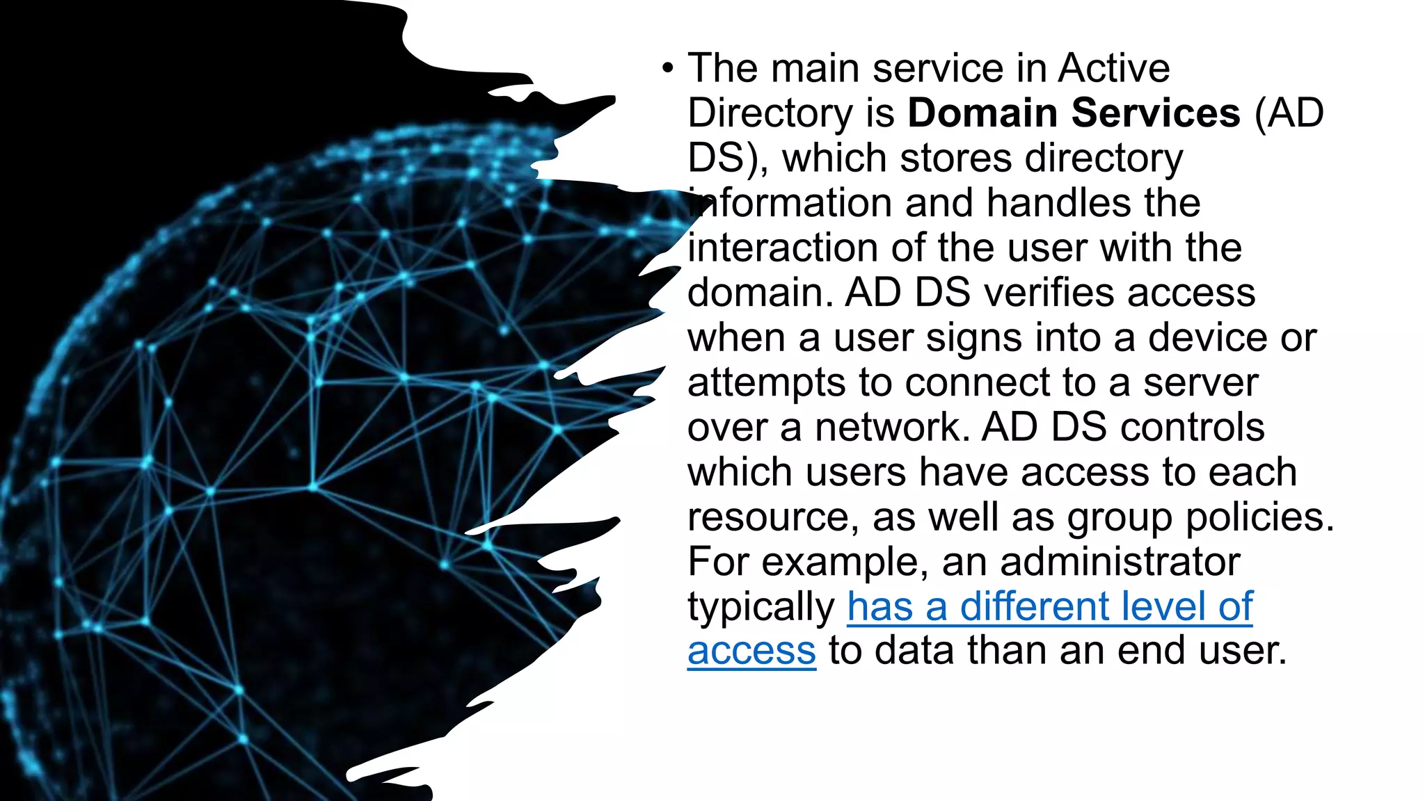 Active Directorypptx Operating Systems Computer Software And