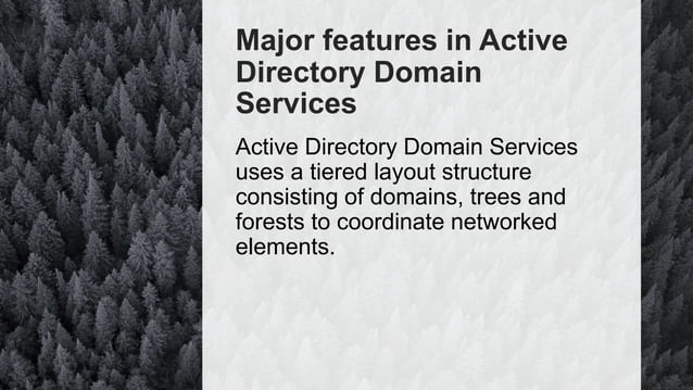 active directory.pptx | Operating Systems | Computer Software and Applications