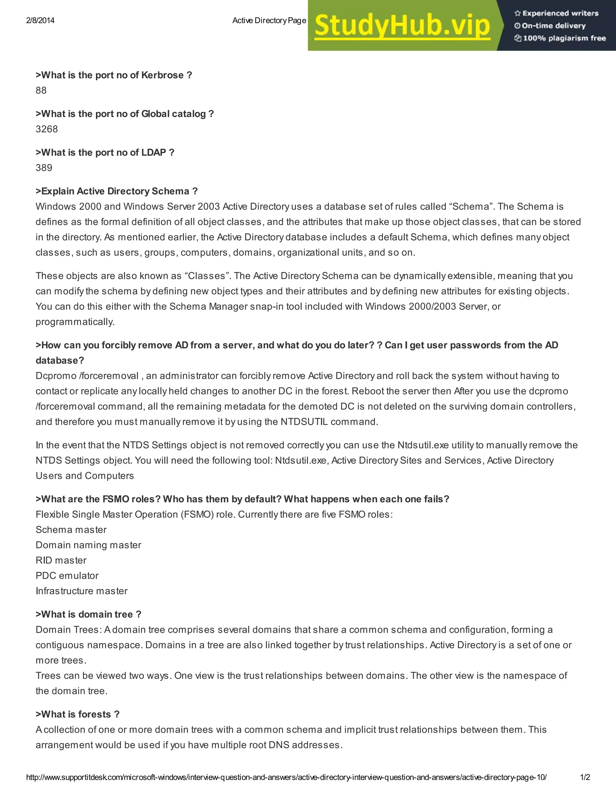 Active Directory | PDF