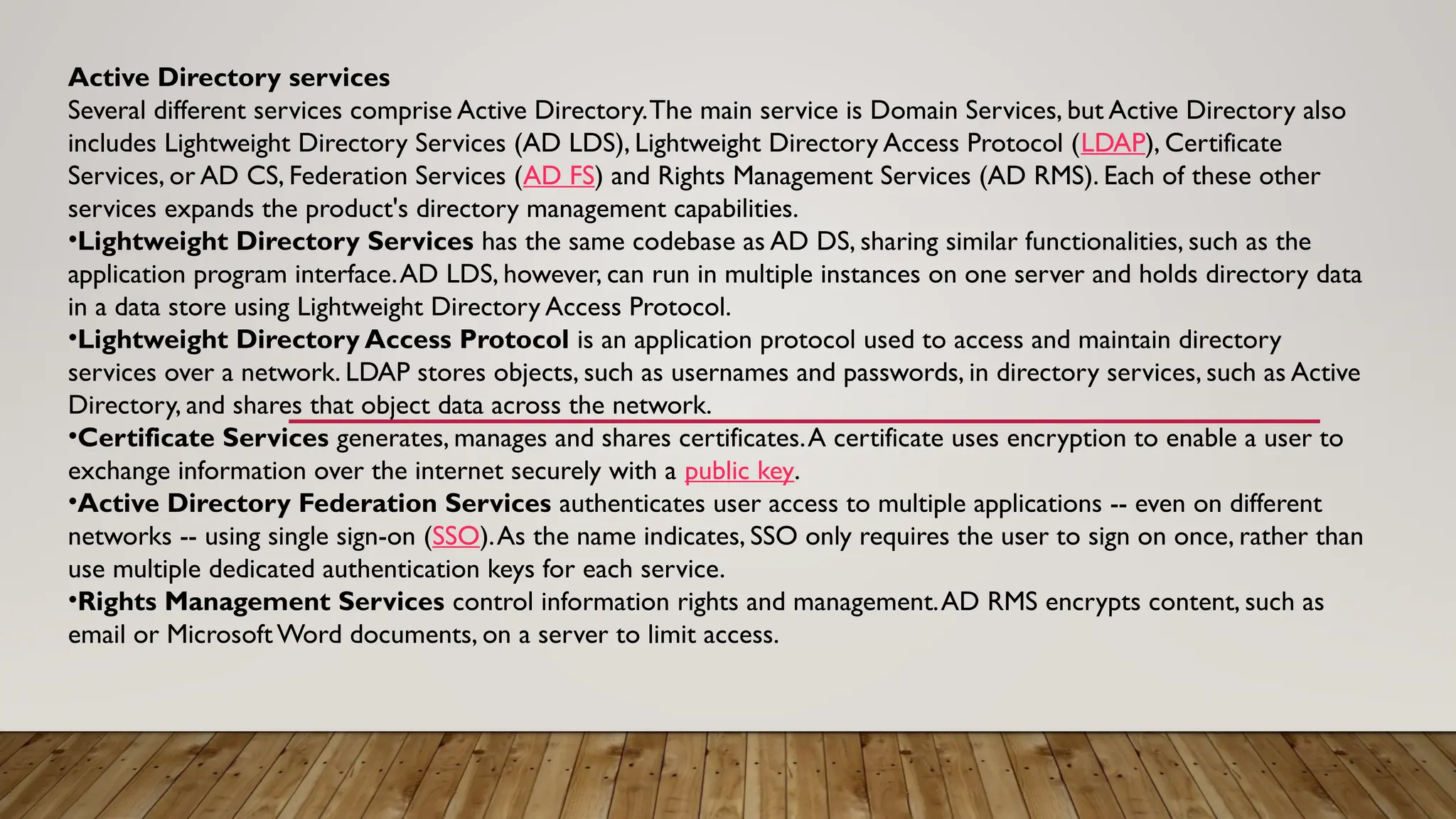 Active Directory Domain Services Presentation | PPT