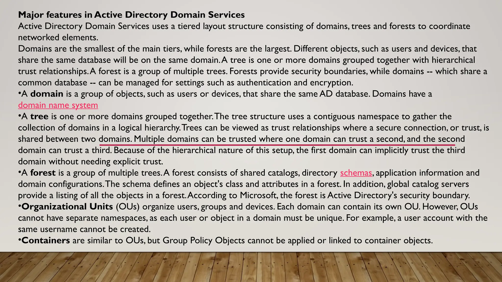 Active Directory Domain Services Presentation Ppt