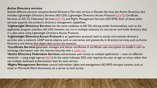 Active Directory Domain Services Presentation | PPT