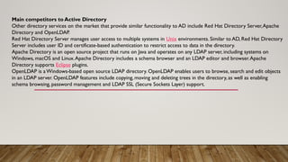 Active Directory Domain Services Presentation | PPT