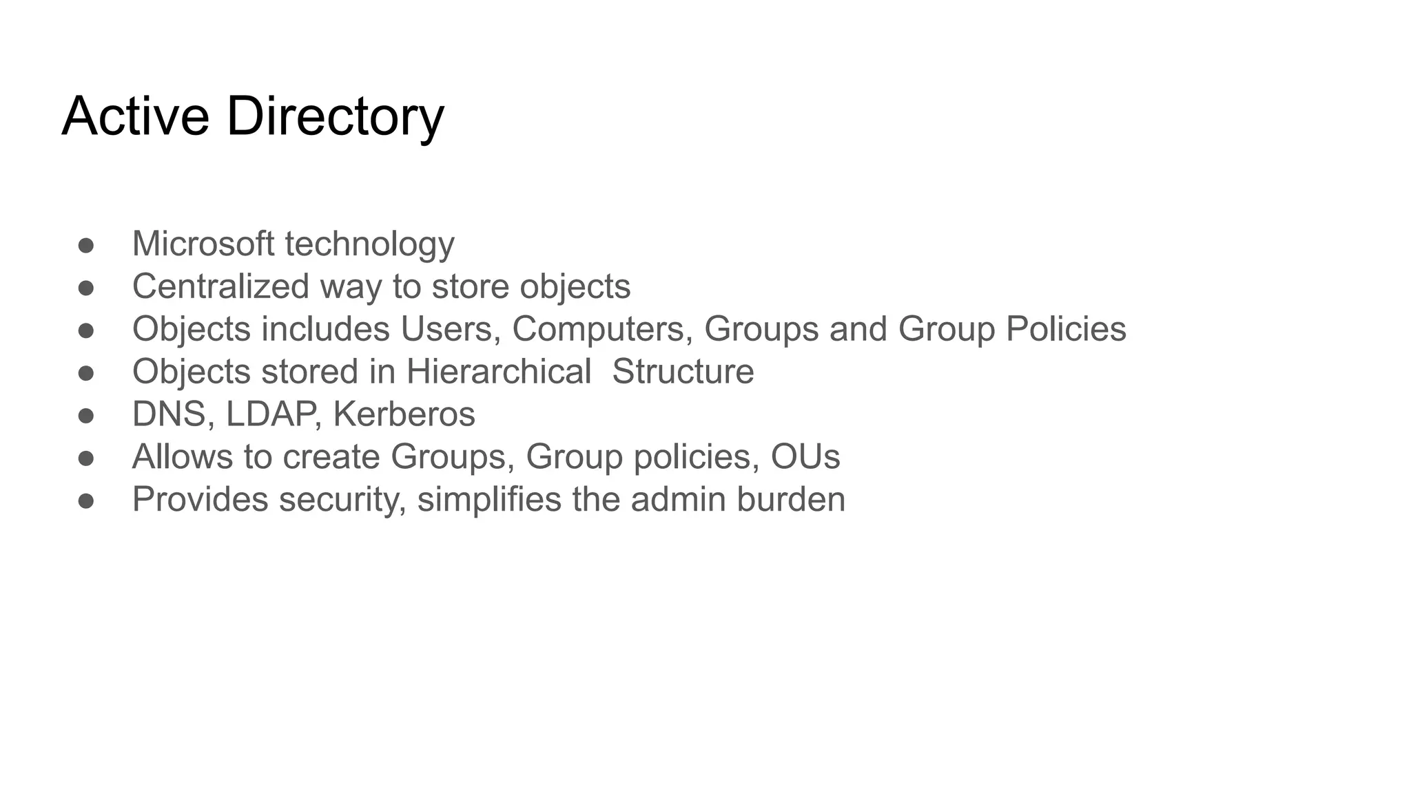 Active directory 101 | PDF