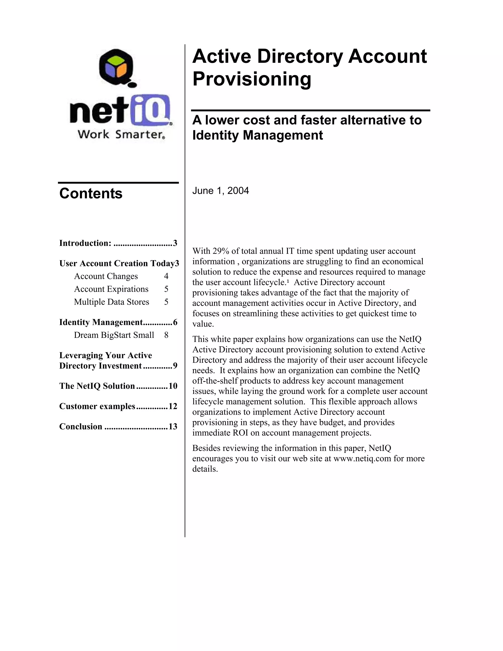 Active directoryaccountprovisioningwp | PDF