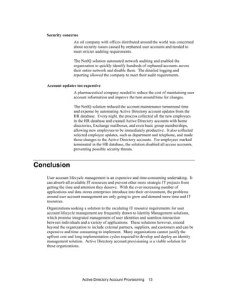 Active directoryaccountprovisioningwp | PDF