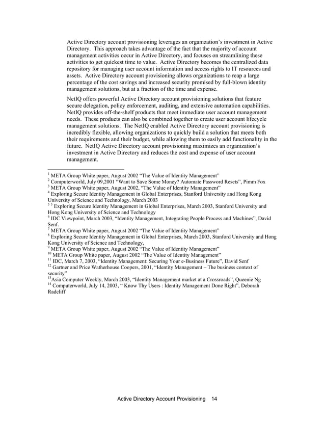 Active directoryaccountprovisioningwp | PDF